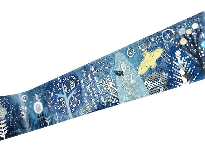 Japanese Folk Tale: Nighthawk Star (yodaka No Hoshi) WIDE 1" Washi Roll ...