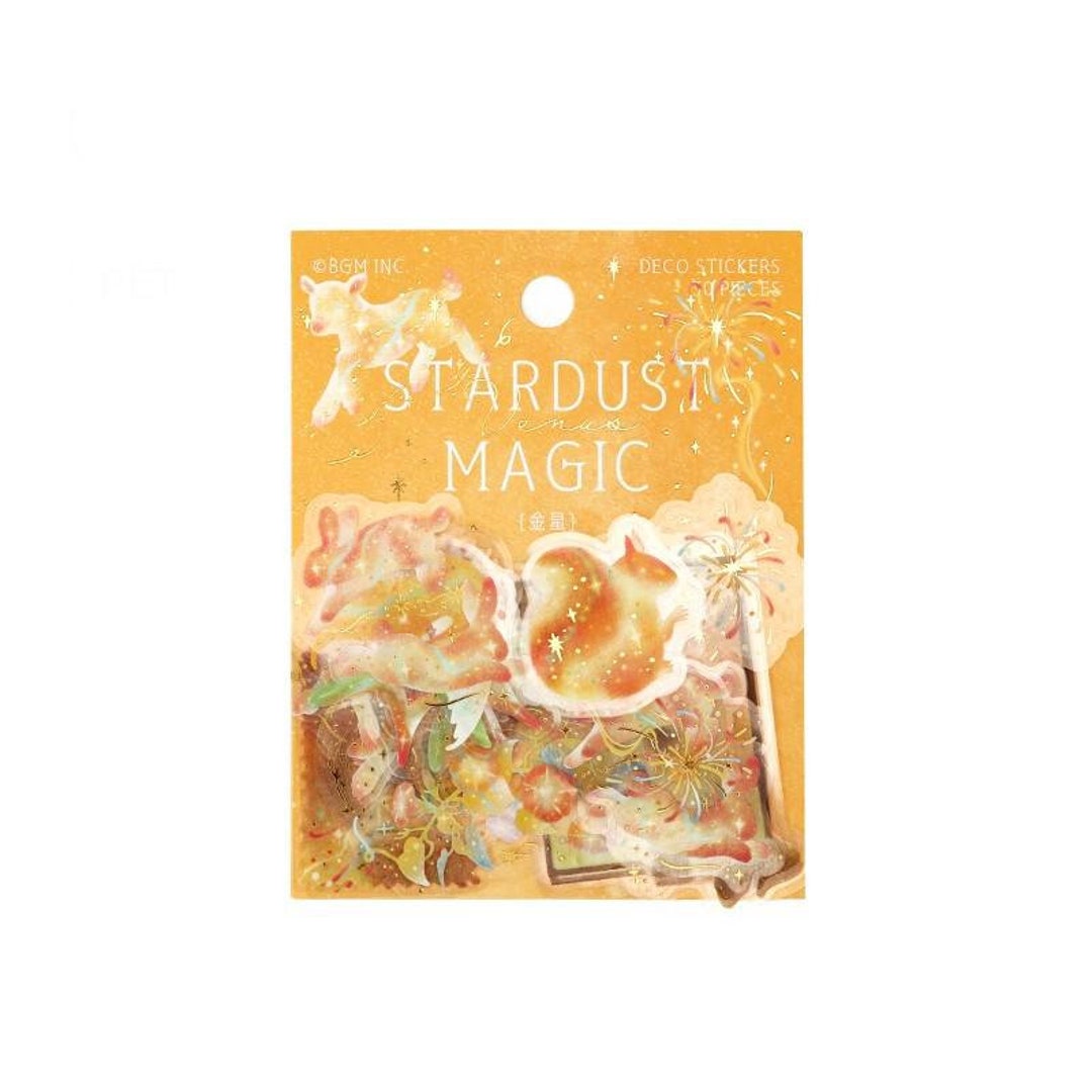 Sticker Flakes: STARDUST MAGIC VENUS 30 Pieces W/metallic Foil 2024 Bgm Planner Scrapbook ...