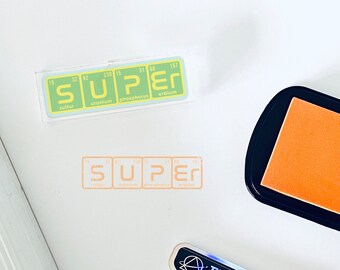 Tardigrade Rubber Stamp STEM Science Rubber Stamp Motivational Grading ...