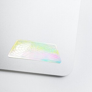 Event Horizon Holographic Vinyl Decal Retrofuturistic | Etsy