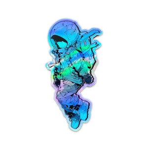 Astrobot Cyberpunk Holographic Vinyl Decal Sci-fi Astropunk Laptop ...