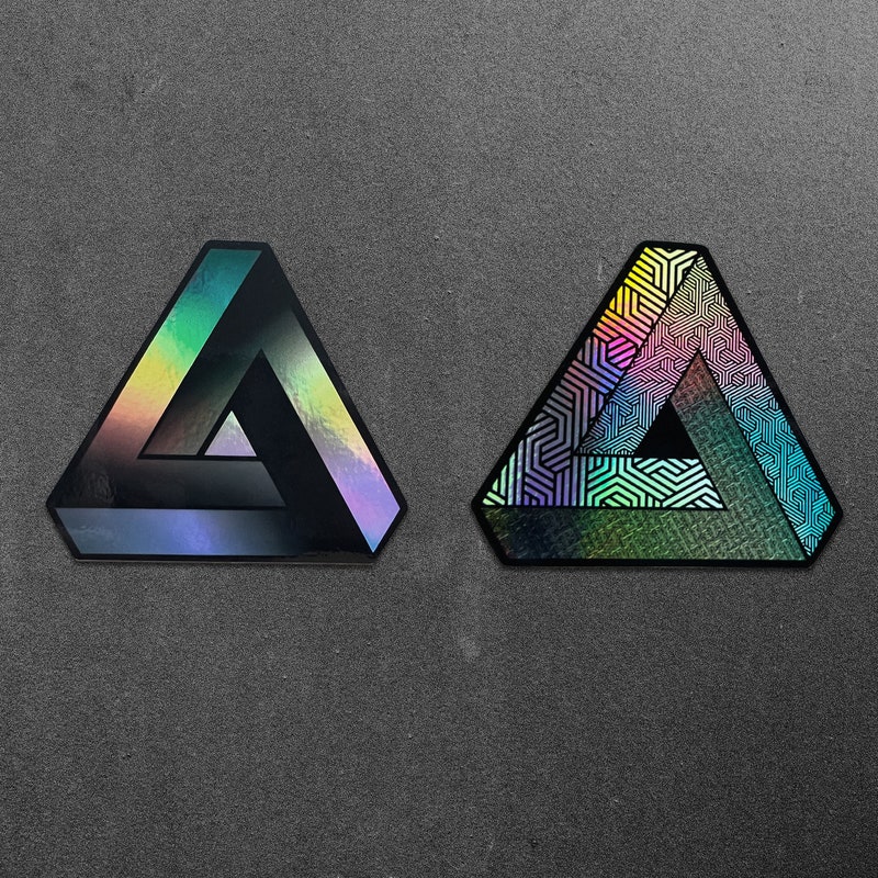 Sticker Triangle 3d - Etsy