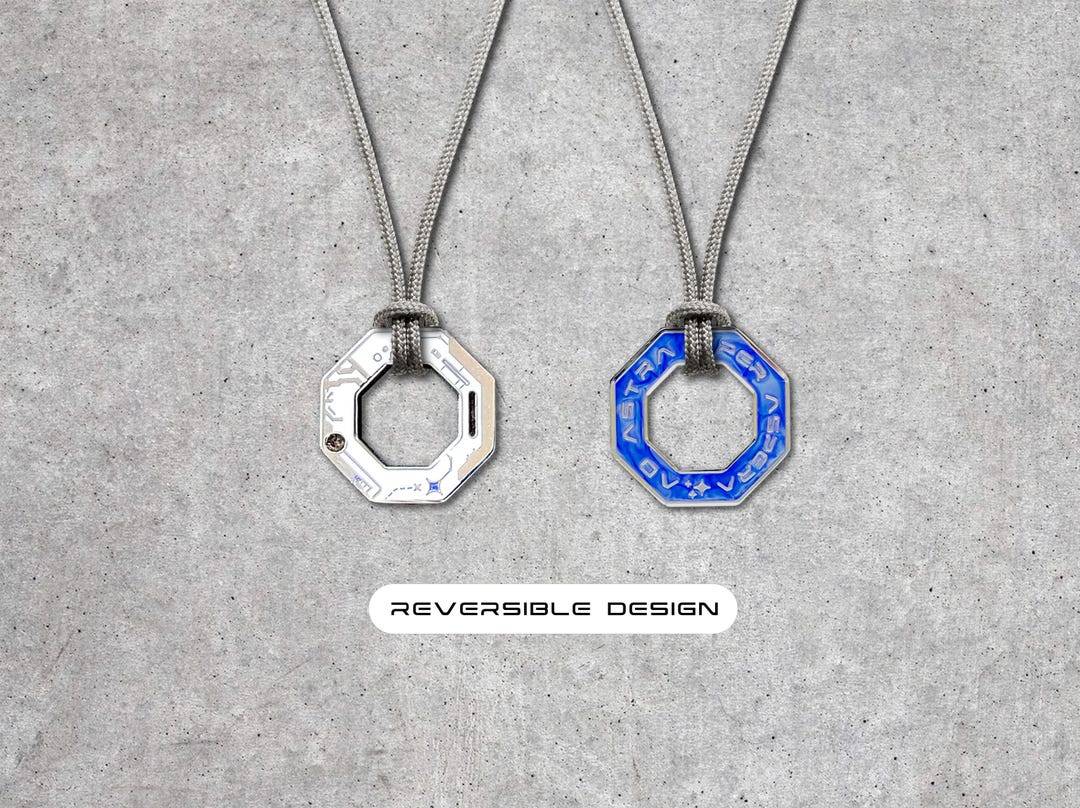 Volcanic Ash + Meteorite Dust Necklace - Ad Astra Men's / Women's Black ...