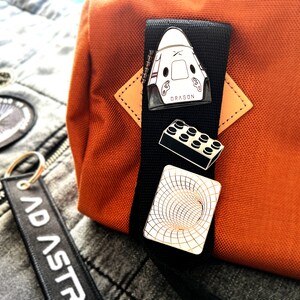 Building Block Enamel Pins - Golden Brick Lapel Pin / Brooch - Minifig ...