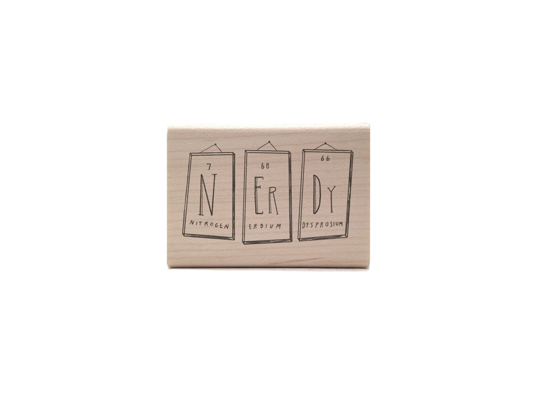 Nerdy Elements Rubber Stamp STEM Chemistry Teacher - Etsy