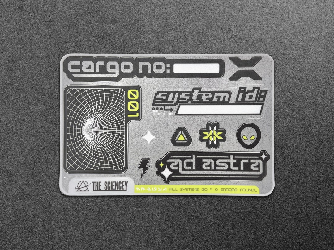 Cyberpunk Grunge Vinyl Decal Sticker Sheet Set - Phone / Laptop ...