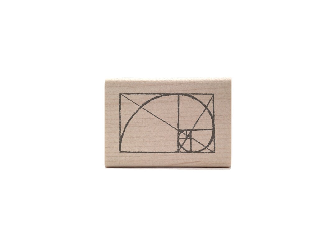 Golden Ratio Rubber Stamp STEM / Math Stamp Sacred - Etsy