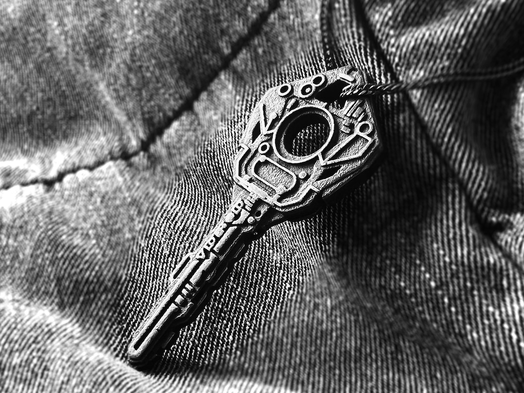 Reversible Meteorite Dust Relic Key Pendant - Dystopian / Astropunk ...