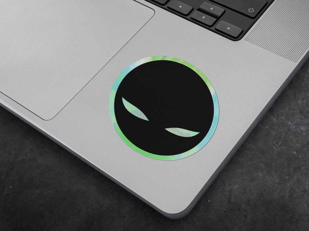 Alien Holographic Vinyl Decal - Cyberpunk Ad Astra Laptop Sticker ...