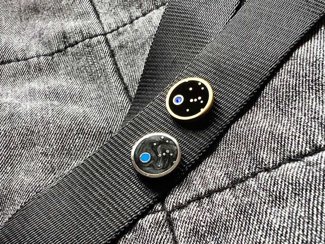 Pale Blue Dot Enamel Pin - Astronomy / Space Suit & Tie Pin ...