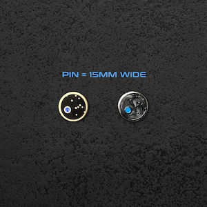 Pale Blue Dot Enamel Pin - Astronomy / Space Suit & Tie Pin ...