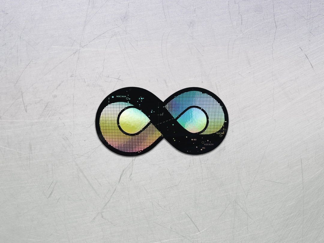 The Möbius Strip Cyberpunk Decal - Minimalist / Futuristic Astropunk ...