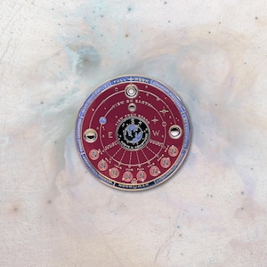 Lunar Phases Dial Pin - Moon Phases Chart Spinner / Spinning Pin ...