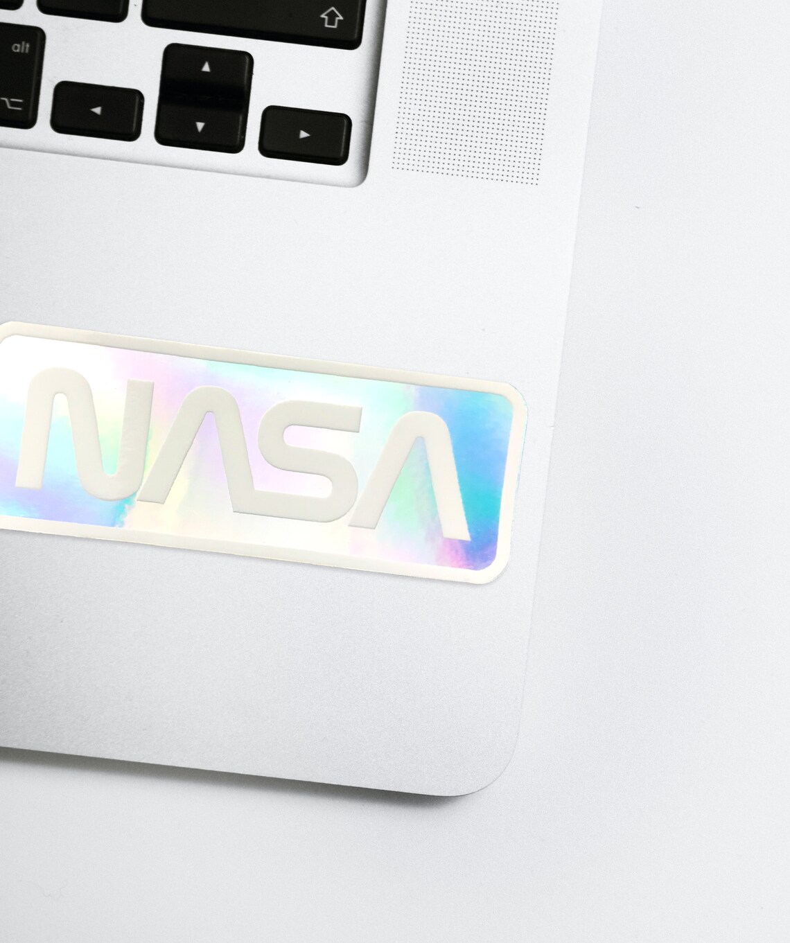 NASA Worm Holographic Vinyl Decal Retrofuturistic Sticker | Etsy