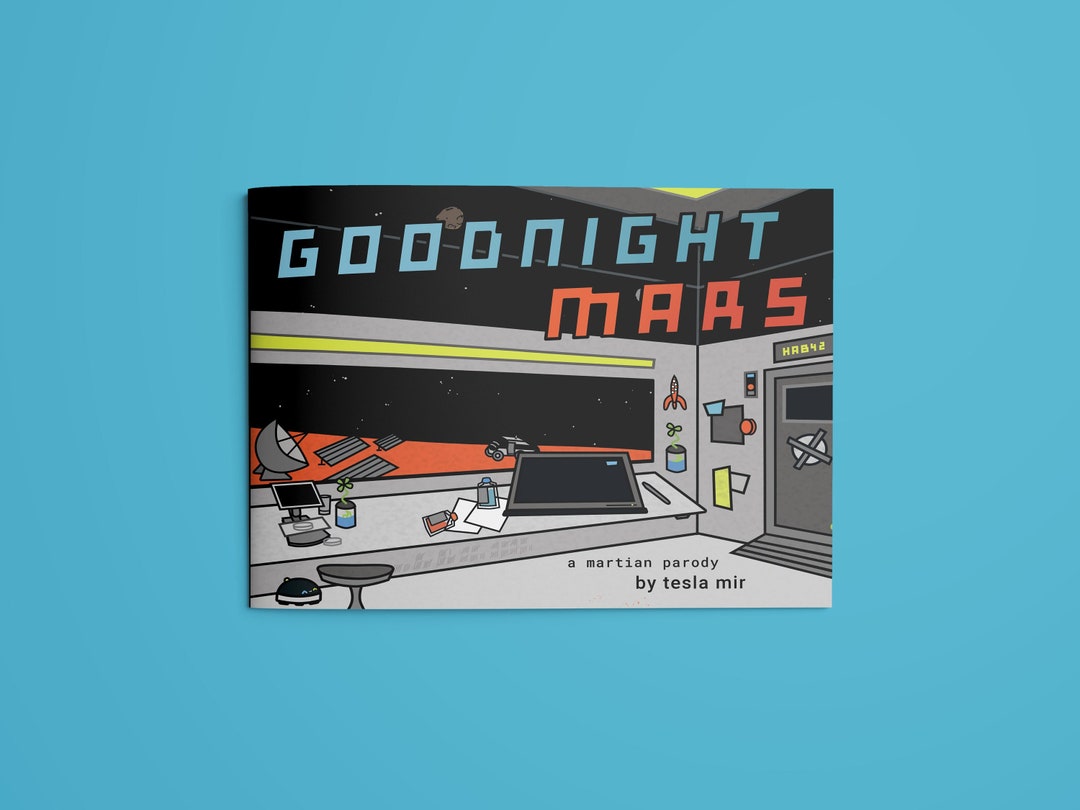 Goodnight Mars Sci-fi STEM Parody Book - Children's Illustrated Bedtime ...