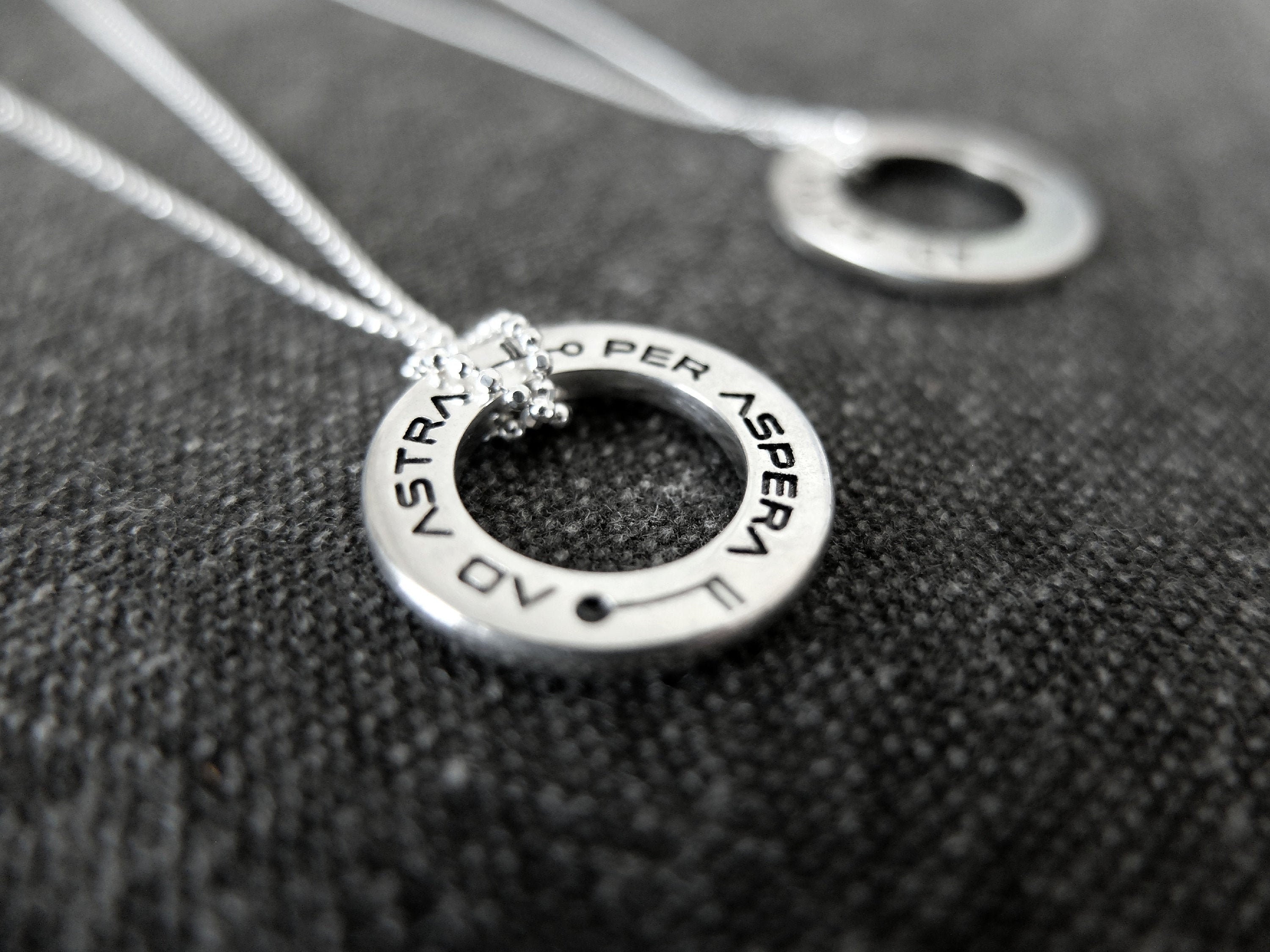 Per Aspera Ad Astra Necklace