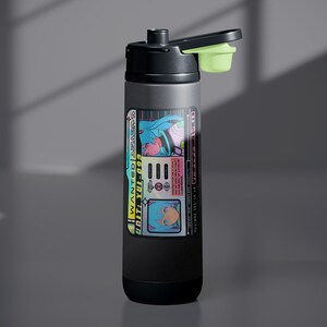 Yui Unit-092 Holographic Vinyl Decal: Cyberpunk Laptop Sticker - Etsy