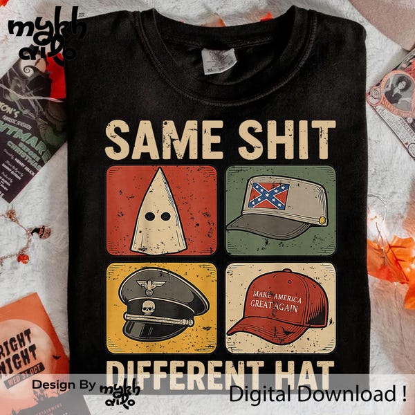 Same Shit Different Hat Tshirt - Etsy