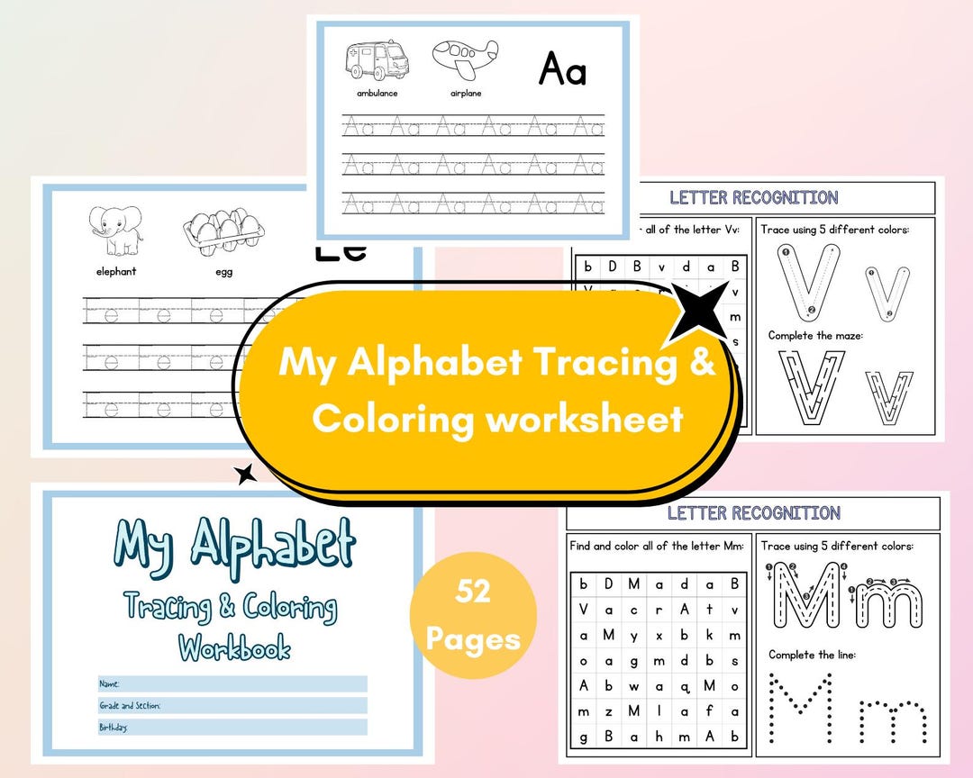 Alphabet Worksheet Preschool Alphabet Teacher Kids Printable Worksheets ...