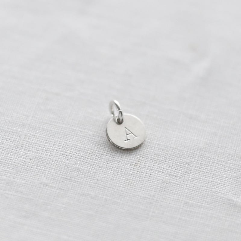 Gold Disc Initial Jewelry - Etsy UK