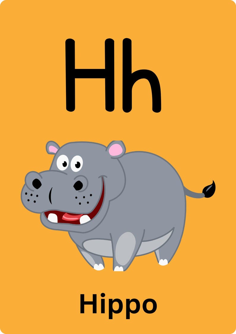 Pastel Rainbow Alphabet Posters A–Z | ABC Animal Flashcards | Classroom ...