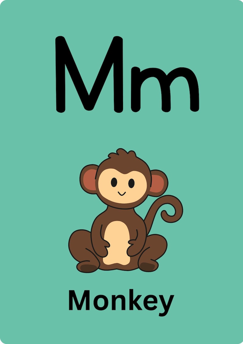 Pastel Rainbow Alphabet Posters A–Z | ABC Animal Flashcards | Classroom ...