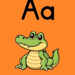 Pastel Rainbow Alphabet Posters A–Z | ABC Animal Flashcards | Classroom ...