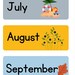 Pastel Rainbow Months of the Year Posters: Classroom Homeschool Decor ...