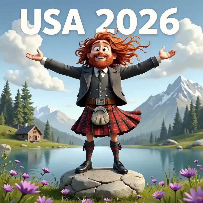 Tartan Army 2026 World Cup Calendar - A Tribute to Scotland's Return to ...