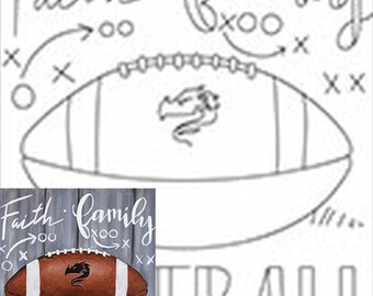 Football Sip and Paint - Etsy