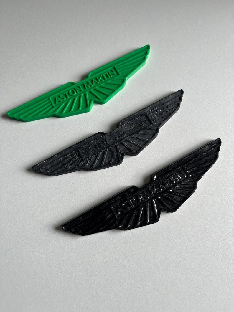 Editable Aston Martin Badge CAD File for 3D Printing and Modelling ...