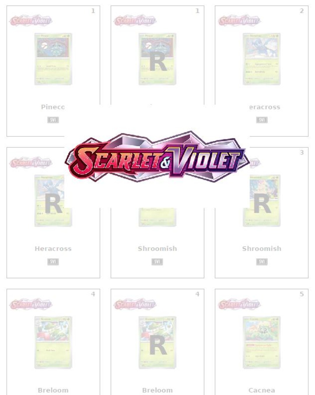 Pokémon Master Set Placeholders – Scarlet & Violet Era | All Sets (2023 ...