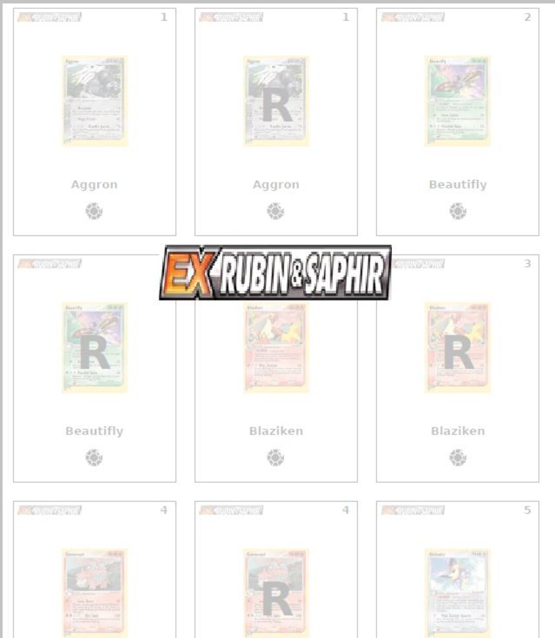 Pokémon Master Set Placeholders – EX Era | All Sets (2003-2007 + Promos ...