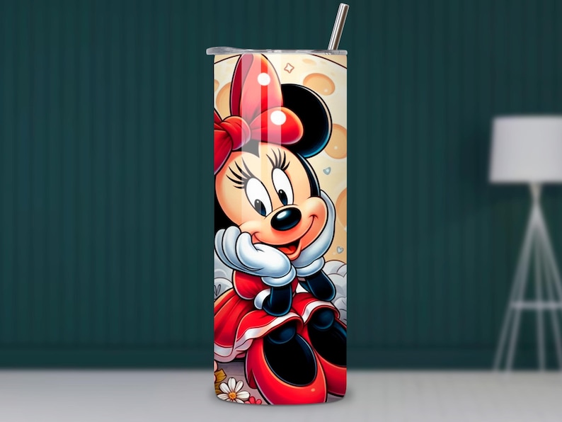 Cartoon Tumbler Wrap: Red Bow, Moon & Stars PNG (digital Download) - Etsy
