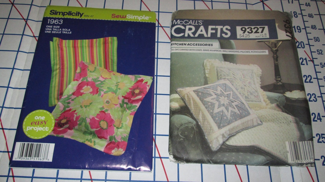 Set of 2 Uncut Sewing Patterns, Simplicity 1963, Mccall's 9327 ...