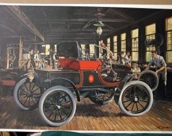 1911 Milton Reeves Octoauto 8 Wheeled Wheels 4 Axles Car | Etsy