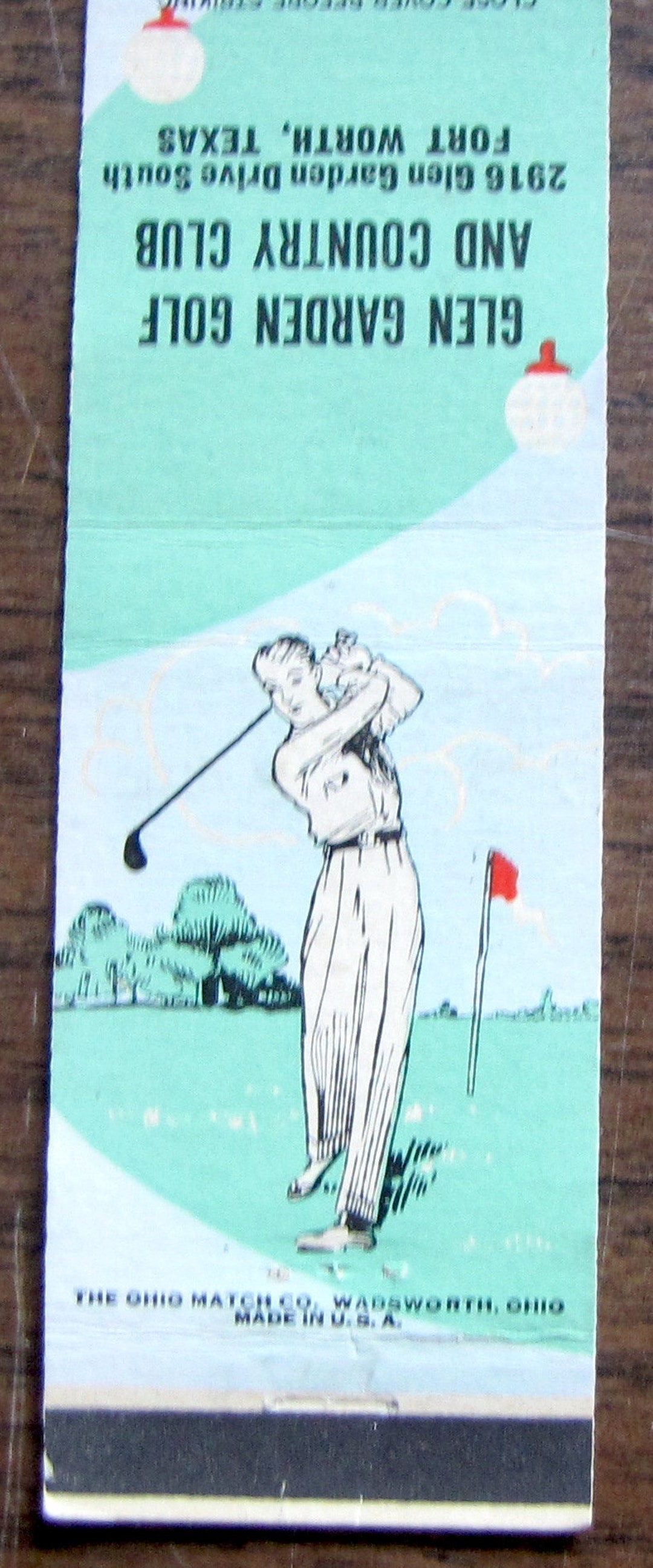 1950s Golf Glen Garden Golf and Country Club Fort Worth Texas TX ...