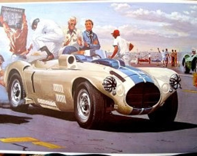1953 Briggs Cunningham Race Car Racing Design 310 Hp - Etsy