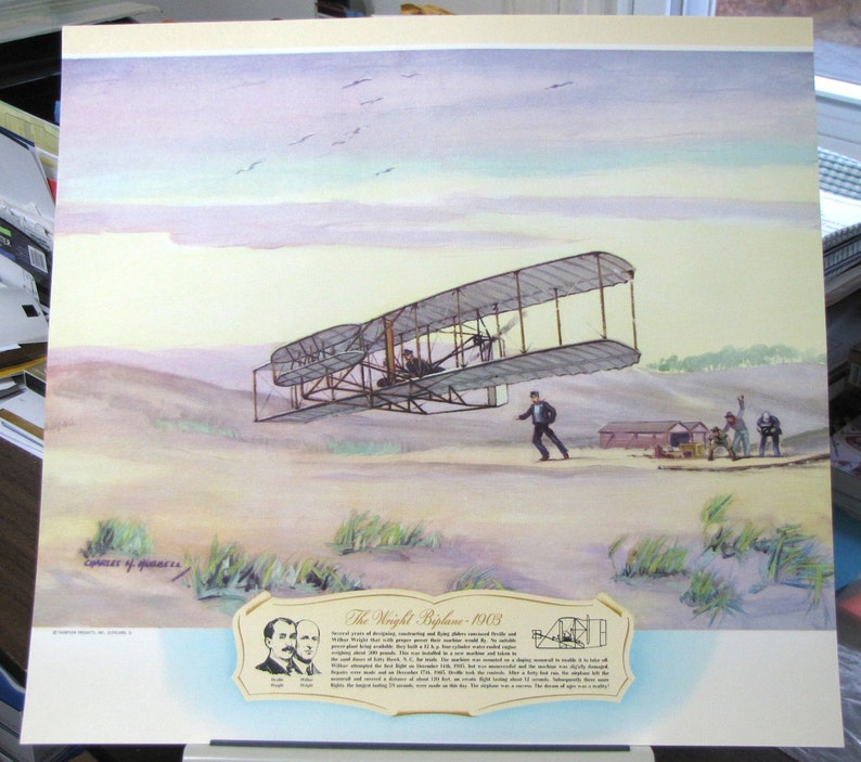 1903 Orville Wilbur Wright Brothers 12 Hp Kitty Hawk NC First - Etsy