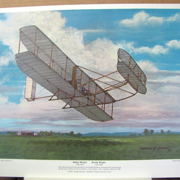Wright Brothers Poster - Etsy