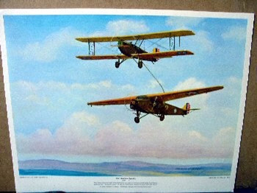 Carl Spaatz Air Question Mark Refueling Fokker Tri Motor - Etsy