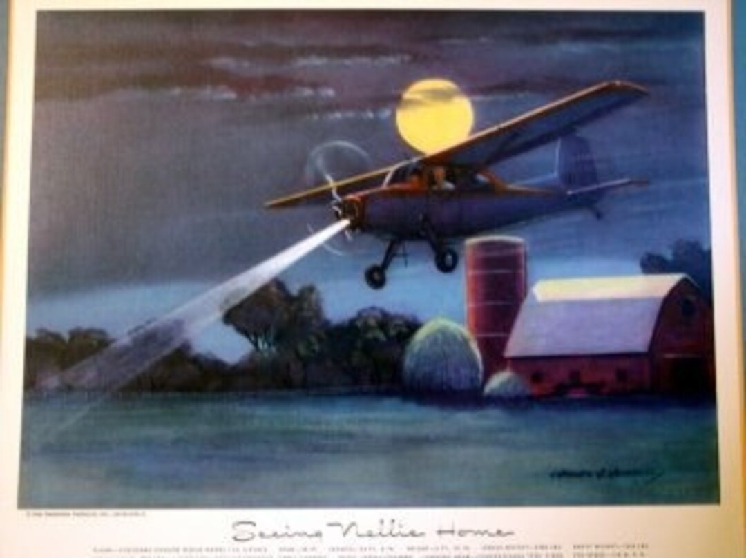 1940s Luscombe Silvaire Sedan Model 11A 4 Place Small Aircraft - Etsy