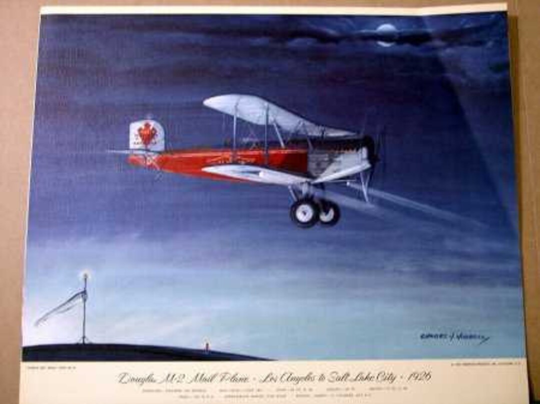 1926 USPS Douglas M2 Mail Postal Service Plane Western Air Express ...