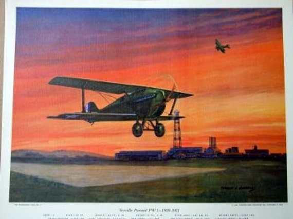 1920s US Fighter Machine Gun Gunner Plane Verville Pursuit PW1 | Etsy