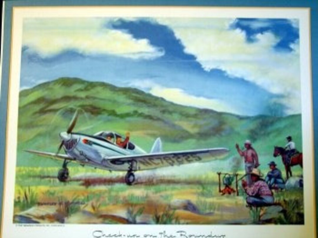 1940s Temco Swift GC-1B 2 Place Small Aircraft Aviation Art - Etsy