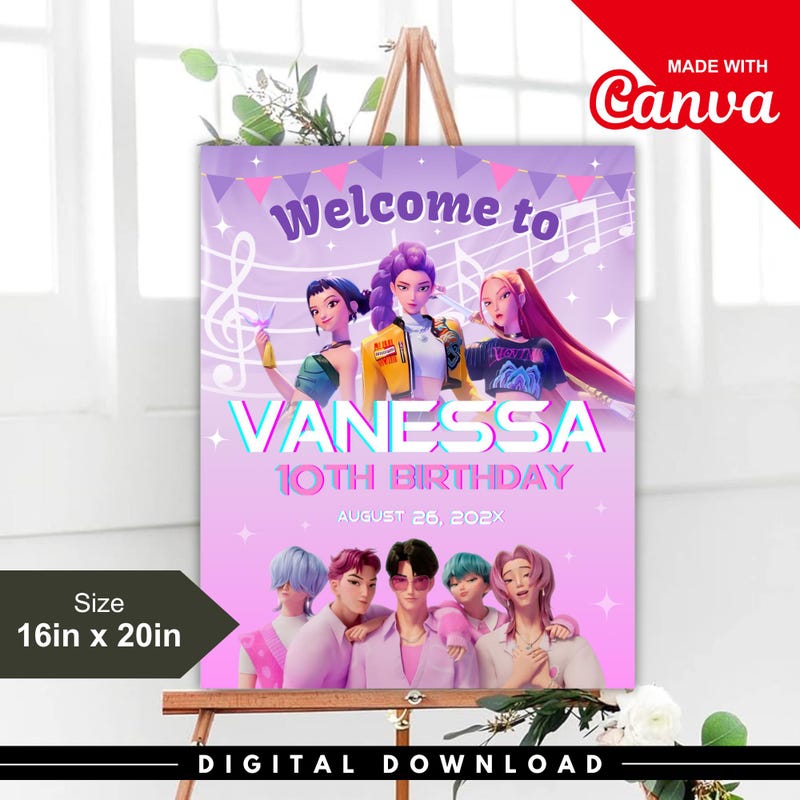 Kpop Demon Hunter Posters - Etsy