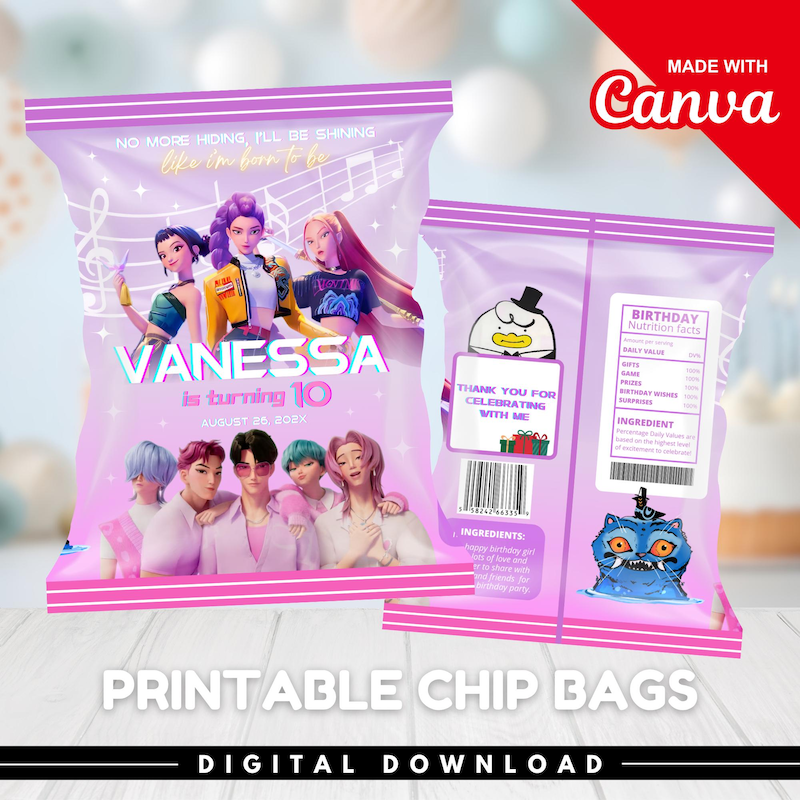 Kpop demon hunters chip - Etsy.de