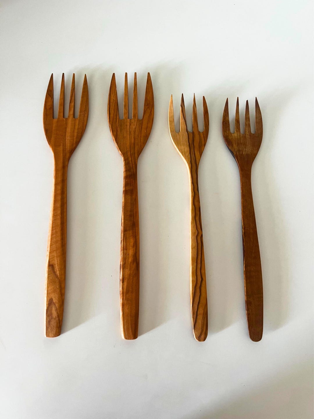 Handmade Olive Wood Cooking Fork: Rustic Kitchen Utensil - Etsy