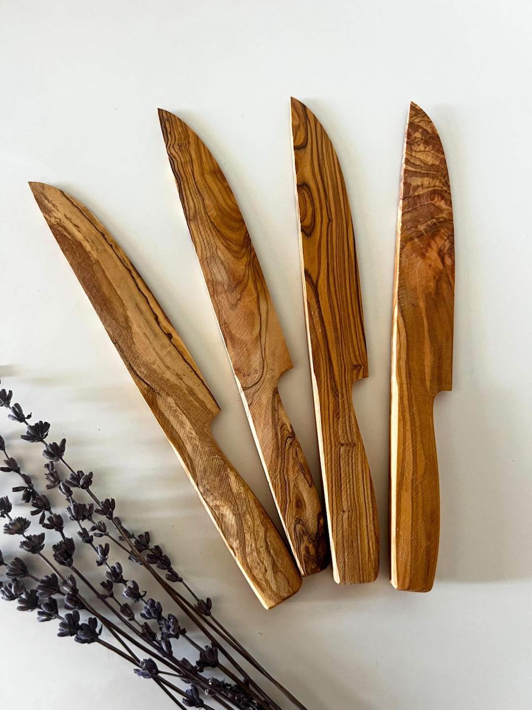 Handmade Olive Wood Knife: Rustic Kitchen Utensil - Etsy