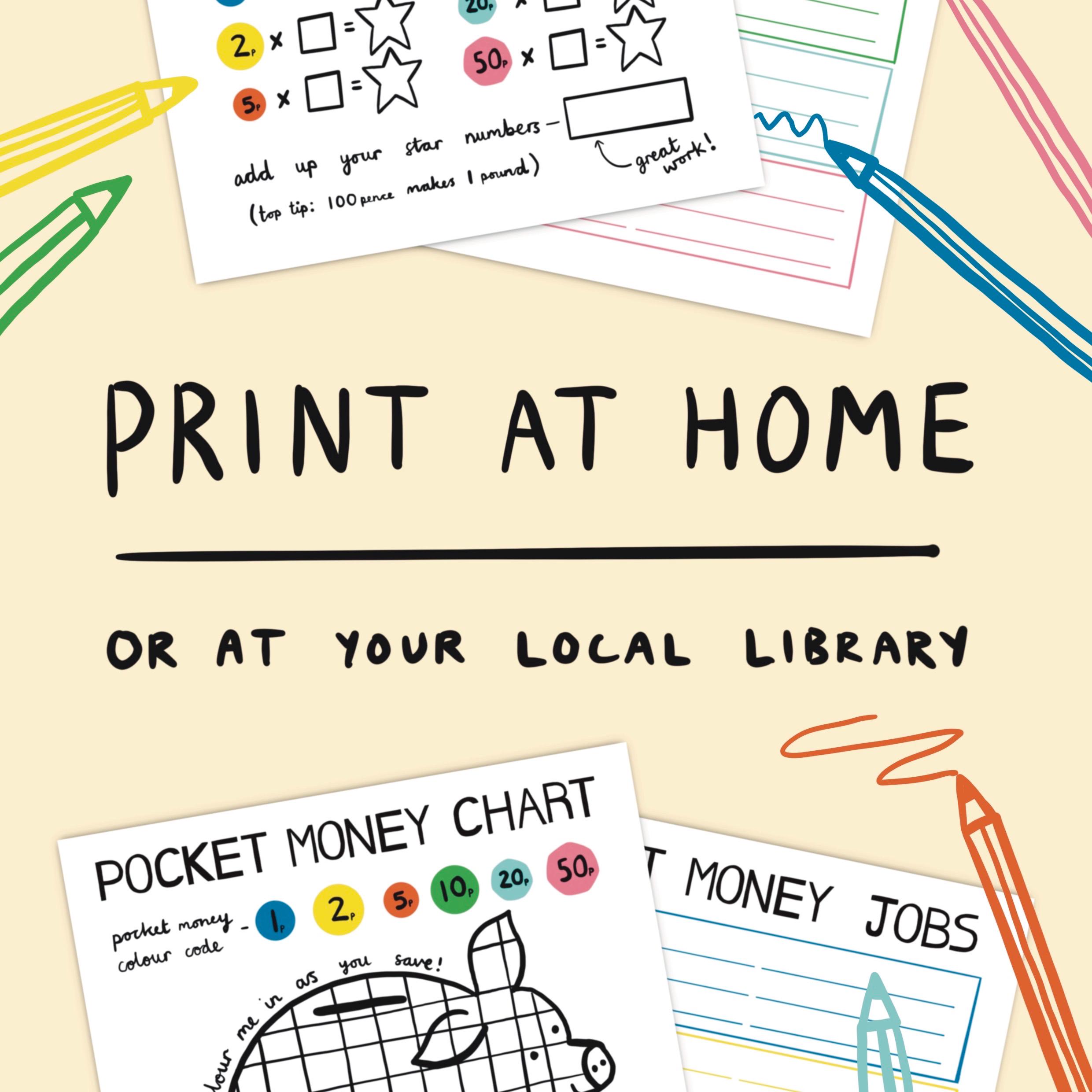 Pocket Money Chart Printables - Etsy